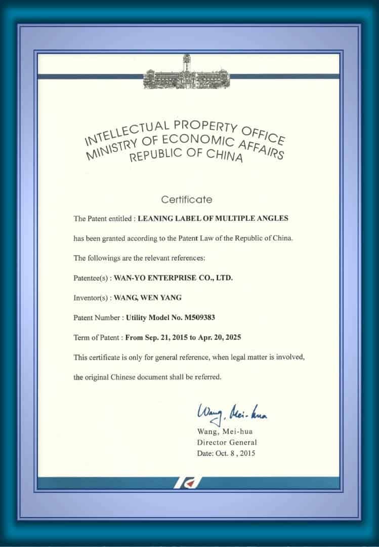 Leaning Label |【Tilt Indicator Manufacturer】| WAN-YO