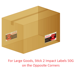 Impact Label 50G |【Shock Indicators Manufacturer】| WAN-YO