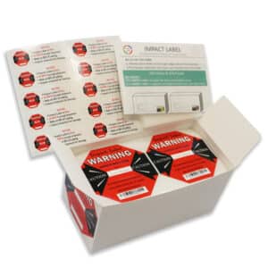 Impact Label 50G |【Shock Indicators Manufacturer】| WAN-YO