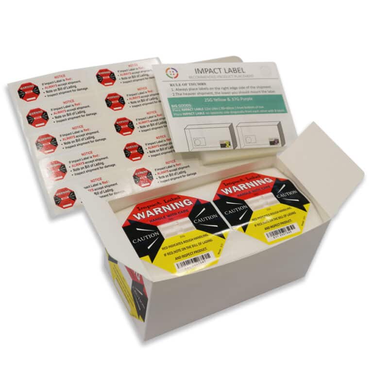 Dual Impact Label 【'2X' G Force Indicator】 | WAN-YO