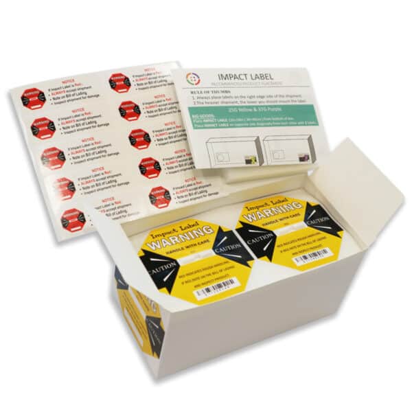 Impact Label 25G |【Impact Indicator Manufacturer】| WAN-YO