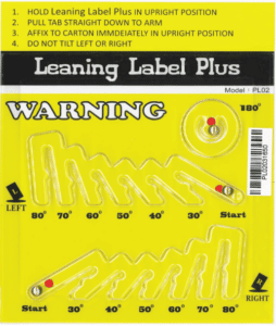 2 Step How to Select Tilt Label? Enforce This Side Up, Do Not Tilt | WAN-YO