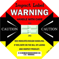 Dual Impact Label 【'2X' G Force Indicator】 | WAN-YO