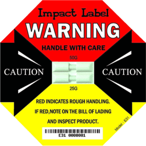 Dual Impact Label 【'2X' G Force Indicator】 | WAN-YO