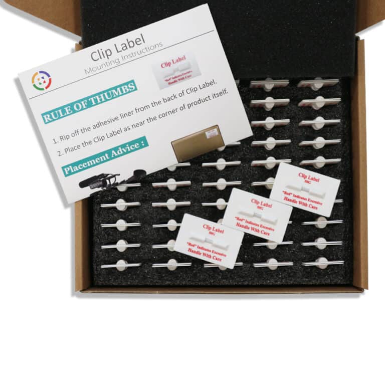 Shock Impact Clip Label | Single/Double Tube | Watch Whole Journey | WAN-YO