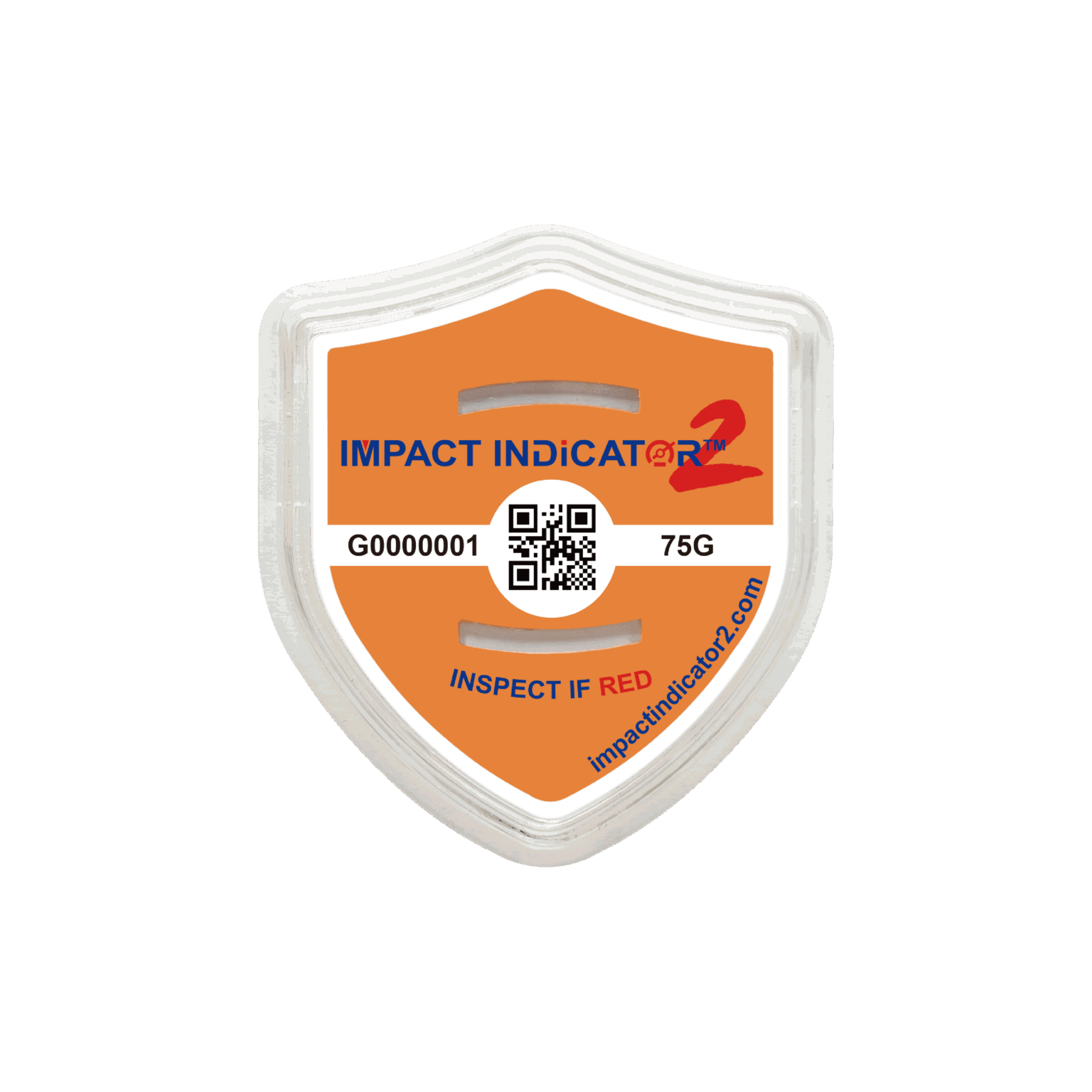 75G Impact Indicator 2 | FREE Companion Label | Field Armable | Shock ...