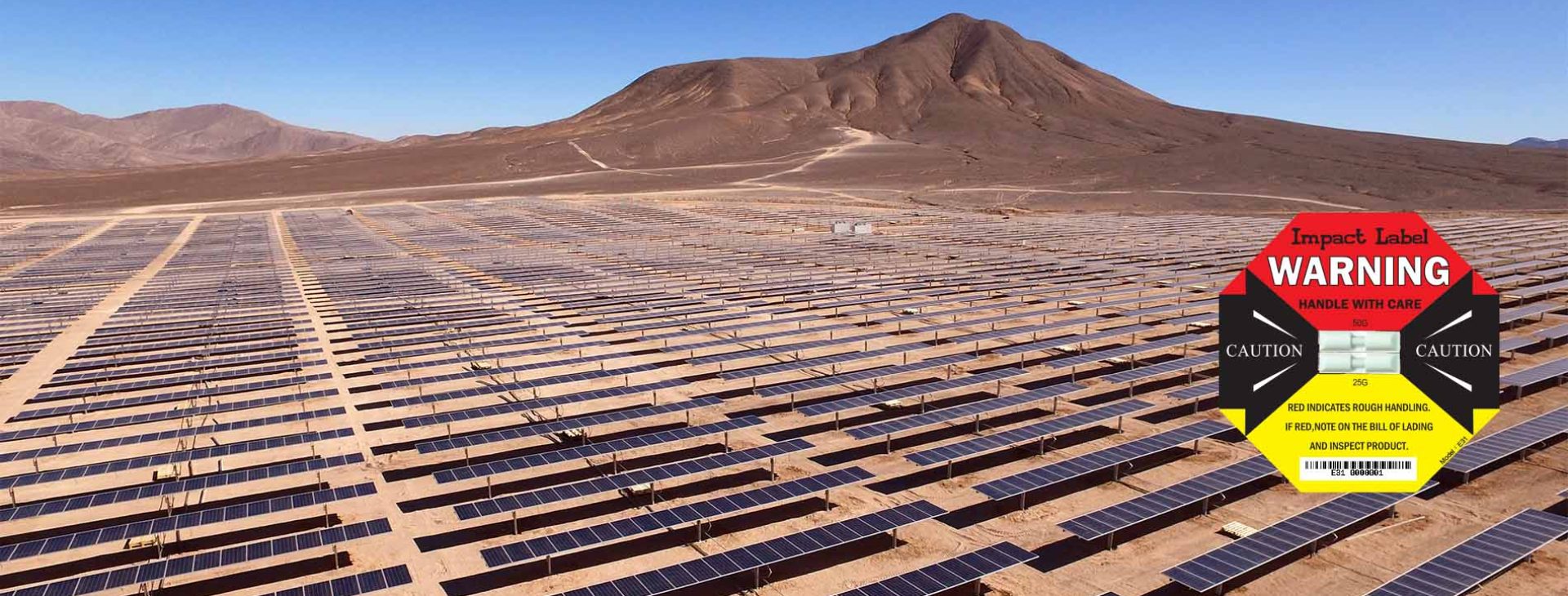 Protect solar modules from damage with g-force indicator labels | WAN-YO